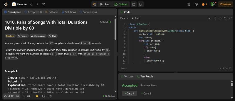 #leetcodechallenge #100daysofcode #hashmapmagic #modulomath # ... #leetcodechallenge #100daysofcode #hashmapmagic #modulomath # ...