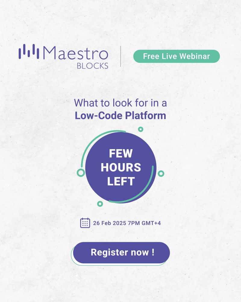 #maestroblocks #lowcode #nocode #webinar #digitaltransformation ... #maestroblocks #lowcode #nocode #webinar #digitaltransformation ...