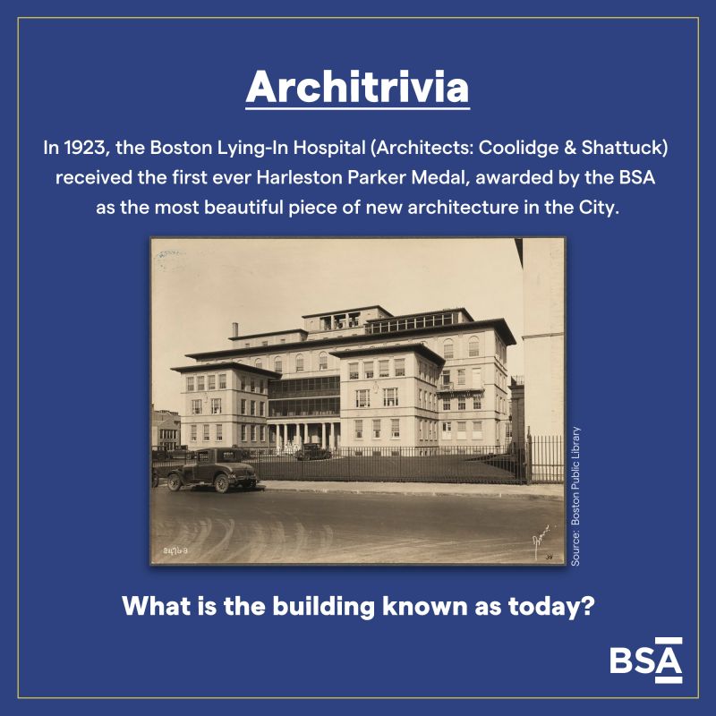 Boston Society for Architecture on LinkedIn: The Harleston Parker Medal ... Boston Society for Architecture on LinkedIn: The Harleston Parker Medal ...