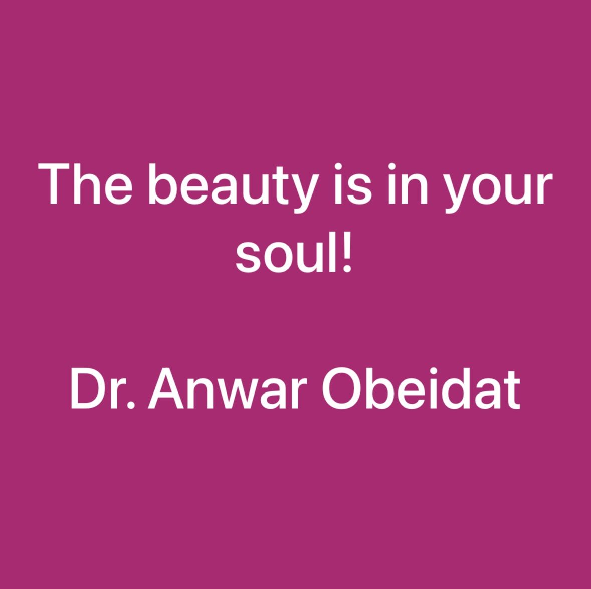 Dr. Anwar Obeidat on LinkedIn: #soul | 31 comments Dr. Anwar Obeidat on LinkedIn: #soul | 31 comments