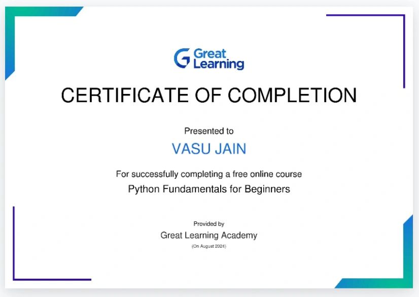 Vasu Jain on LinkedIn: #python #programming #learningjourney # ... Vasu Jain on LinkedIn: #python #programming #learningjourney # ...