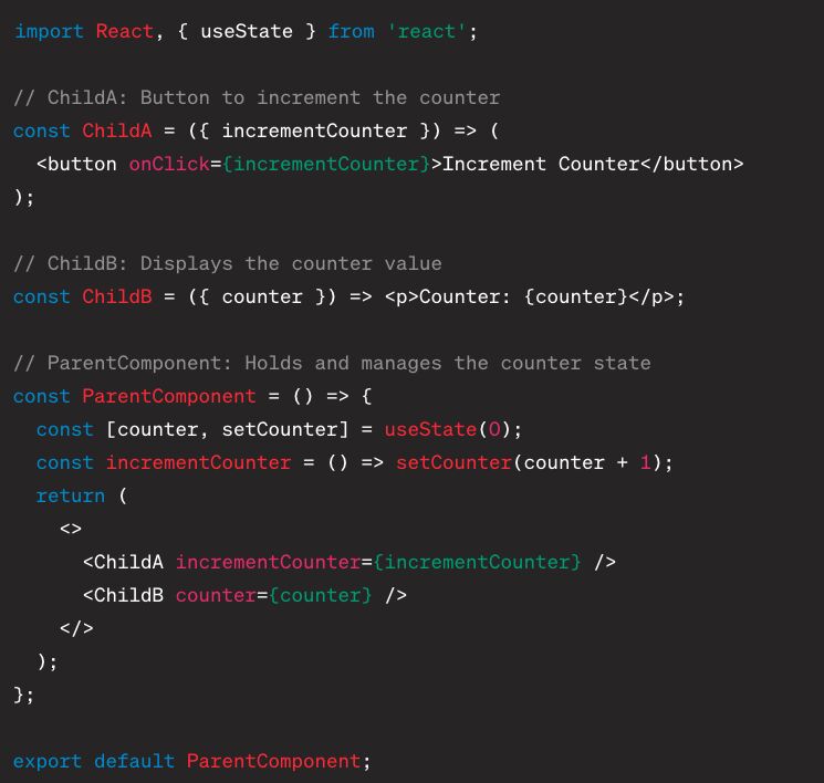 How React changes state in parent component | Pete Heard posted on the ... How React changes state in parent component | Pete Heard posted on the ...