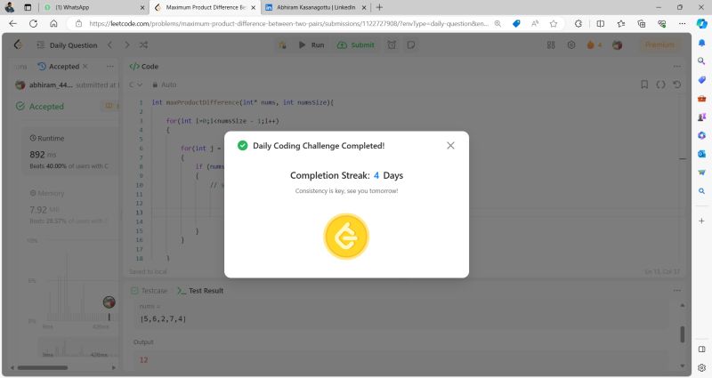 Abhiram Kasanagottu on LinkedIn: #365daysofcode #codingjourney # ... Abhiram Kasanagottu on LinkedIn: #365daysofcode #codingjourney # ...