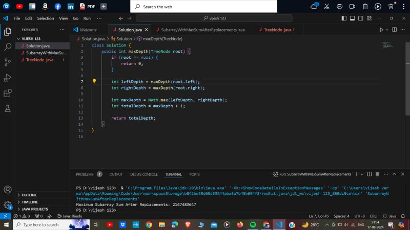 Vijesh Verma on LinkedIn: #day73 #placement #java #dsa # ... Vijesh Verma on LinkedIn: #day73 #placement #java #dsa # ...