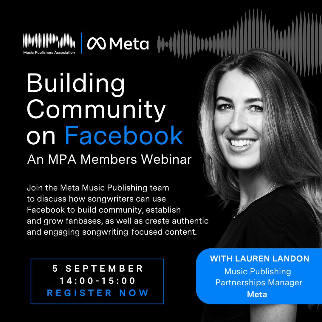 Music Publishers Association (UK) on LinkedIn: TOMORROW! Join us for ... Music Publishers Association (UK) on LinkedIn: TOMORROW! Join us for ...
