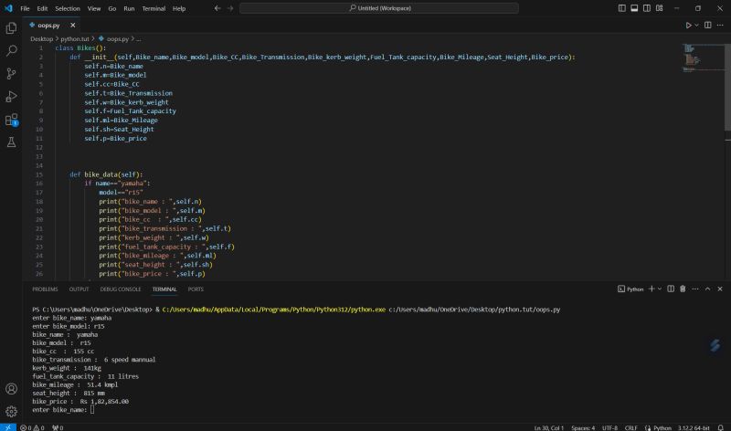 swamy Pilla on LinkedIn: #oops #python swamy Pilla on LinkedIn: #oops #python