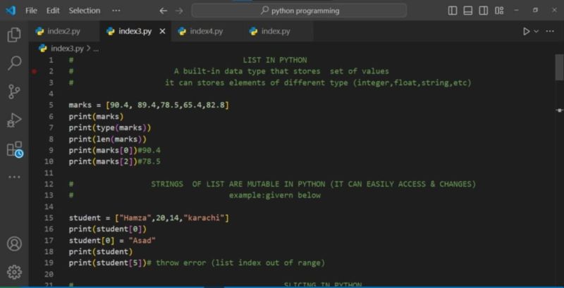 Sheikh Muhammad Hamza on LinkedIn: #50daysofpythonchallenge #python # ... Sheikh Muhammad Hamza on LinkedIn: #50daysofpythonchallenge #python # ...