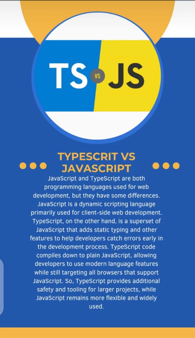 Ayesha Abdul Rahim on LinkedIn: TypeScript Vs JavaScript Hamzah Syed ... Ayesha Abdul Rahim on LinkedIn: TypeScript Vs JavaScript Hamzah Syed ...