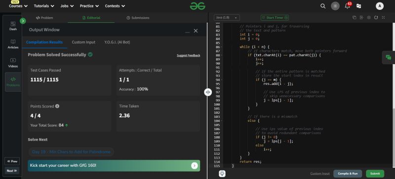 Ayush Chauhan on LinkedIn: #dsa #gfg160days #keepcoding Ayush Chauhan on LinkedIn: #dsa #gfg160days #keepcoding