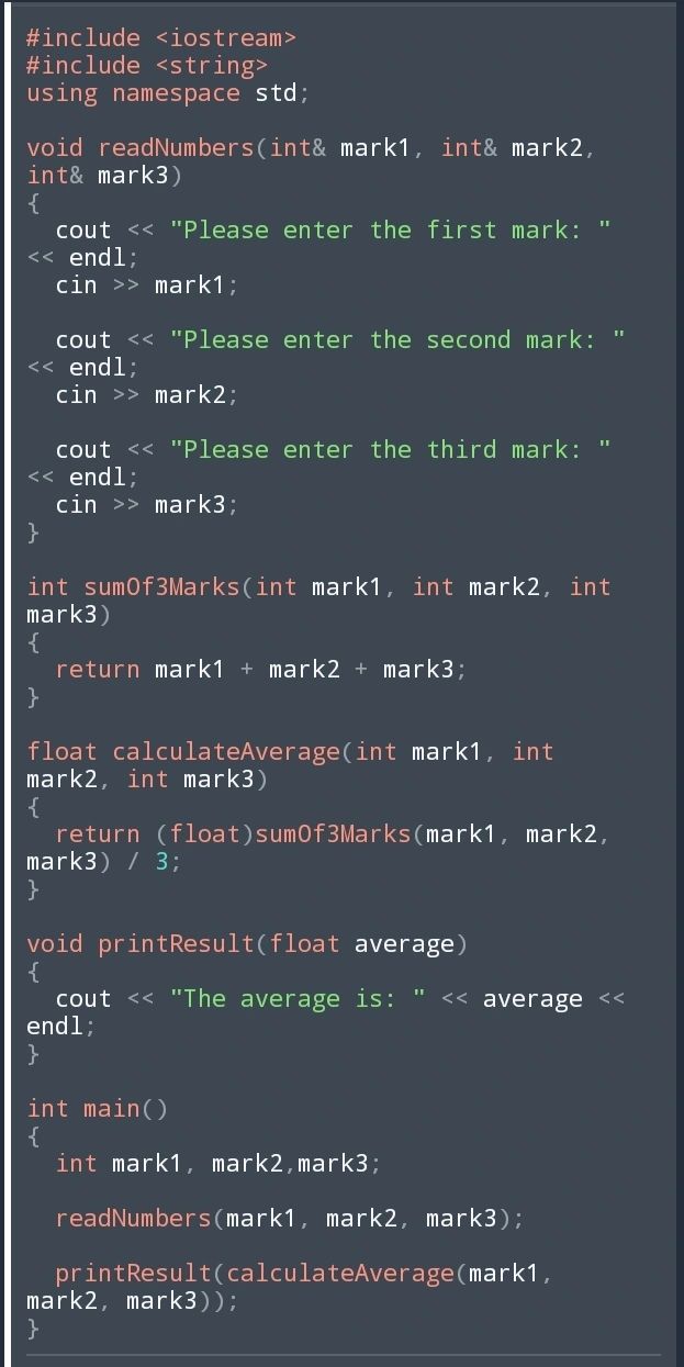 CPlusPlus: Calculate Average of 3 Subjects | Ahmed Gidado posted on the ... CPlusPlus: Calculate Average of 3 Subjects | Ahmed Gidado posted on the ...