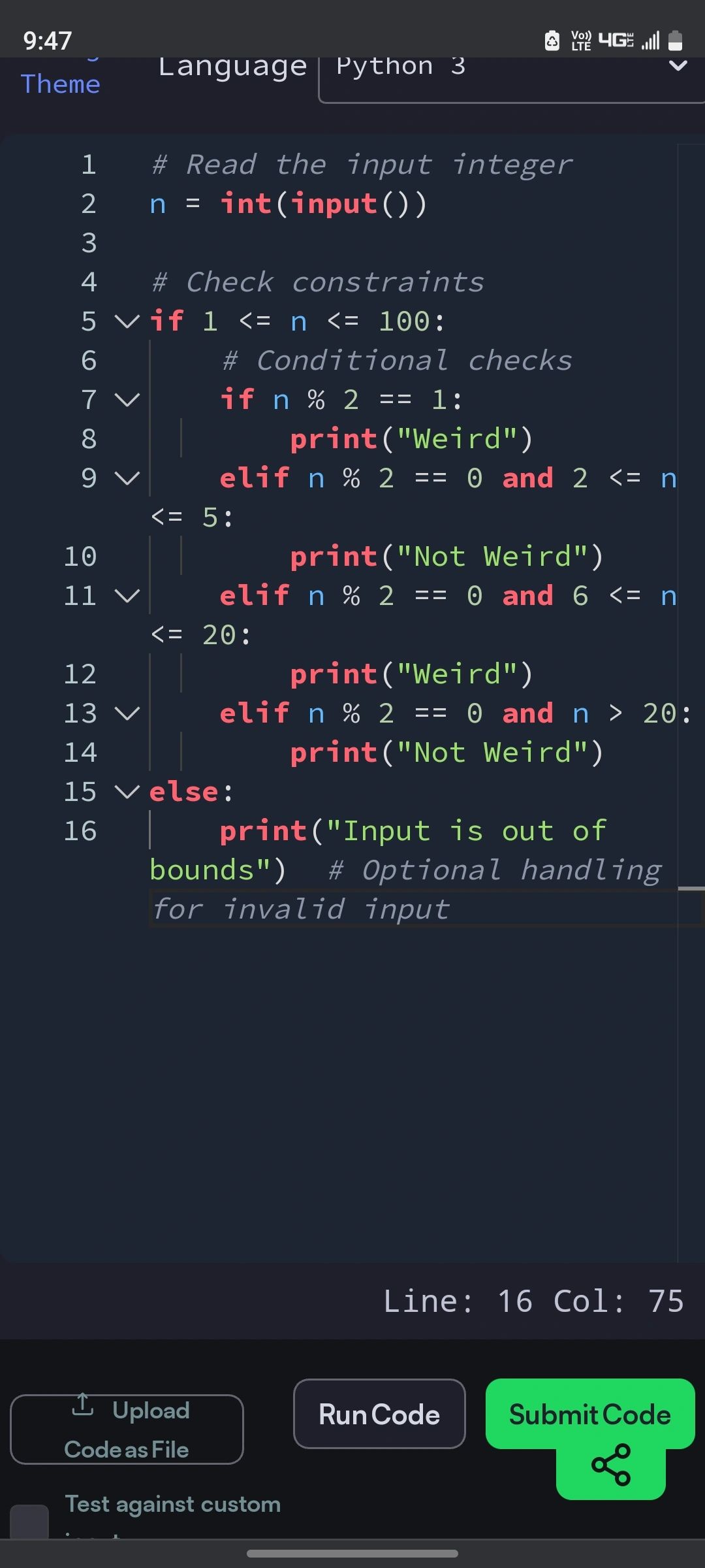 Meera yazhini on LinkedIn: #python #hackerrank #learningjourney #coding ... Meera yazhini on LinkedIn: #python #hackerrank #learningjourney #coding ...