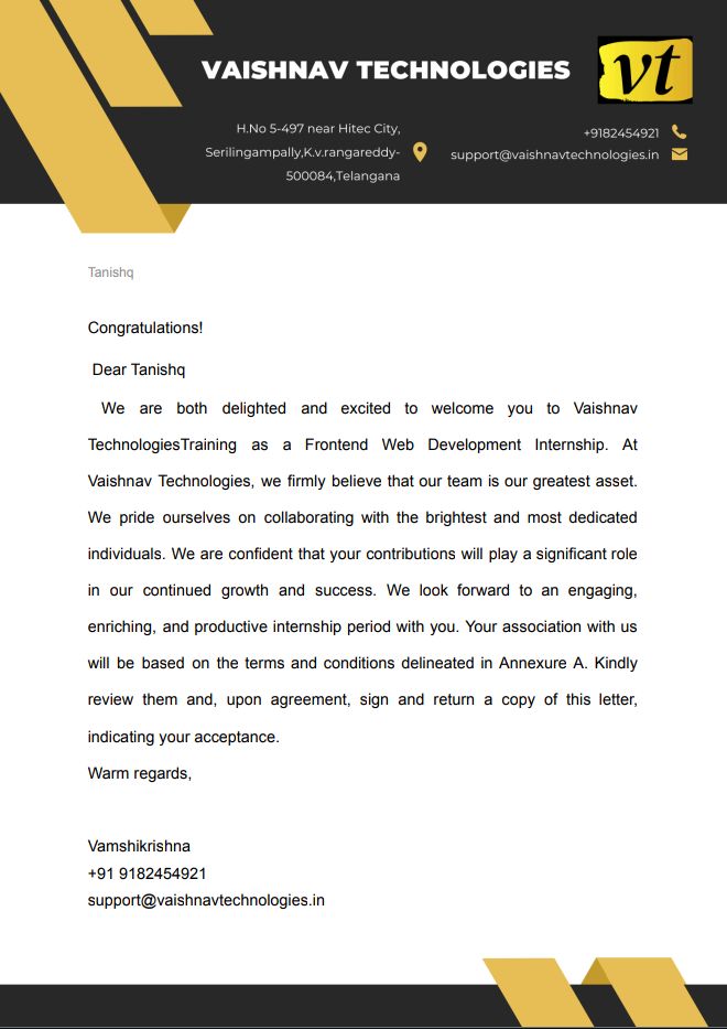 Tanishq Bhardwaj on LinkedIn: #webdevelopment #internship #it #frontend ... Tanishq Bhardwaj on LinkedIn: #webdevelopment #internship #it #frontend ...