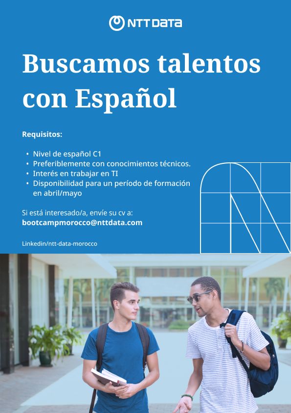 NTT DATA Morocco on LinkedIn: #nttdatamorocco #jobopportunity # ... NTT DATA Morocco on LinkedIn: #nttdatamorocco #jobopportunity # ...