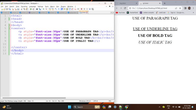 Learn about html tag for text decoration | Shashwat Kumar Singh posted ... Learn about html tag for text decoration | Shashwat Kumar Singh posted ...