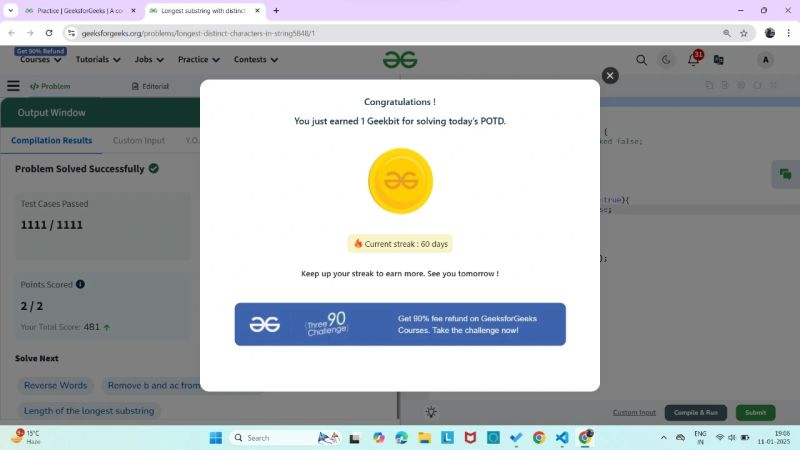 Ajeet Kumar on LinkedIn: #160days #geeksforgeeks #58day #160day #array ... Ajeet Kumar on LinkedIn: #160days #geeksforgeeks #58day #160day #array ...