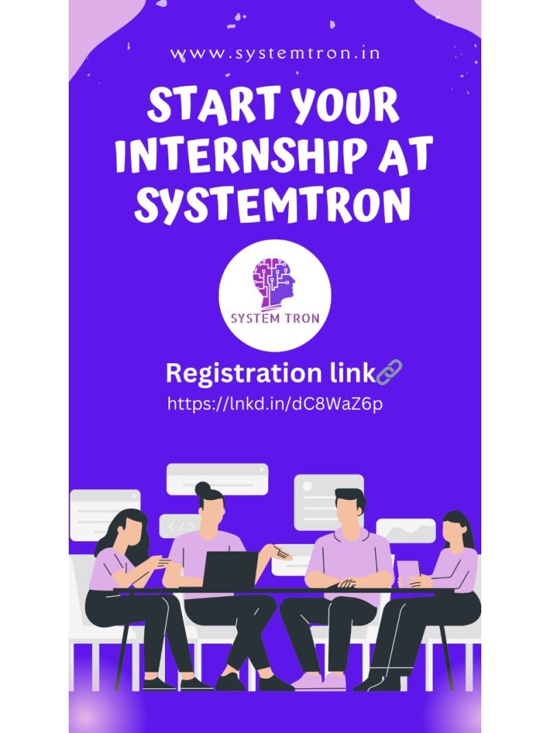 Ravi kant garg on LinkedIn: #internship #systemtron #internship2023 # ... Ravi kant garg on LinkedIn: #internship #systemtron #internship2023 # ...