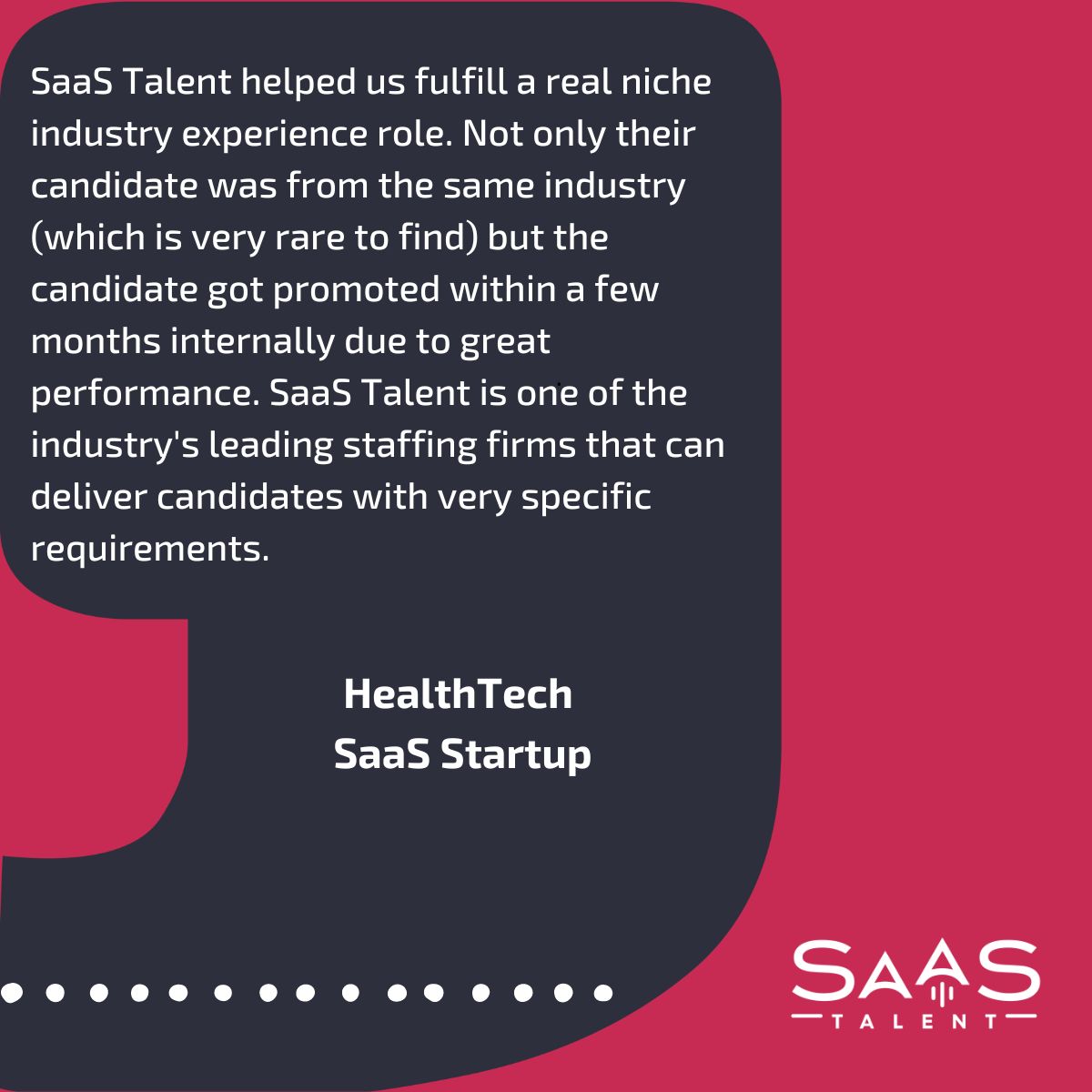 SaaS Talent on LinkedIn: #saas #saastalent #saasgrowth #testimonials SaaS Talent on LinkedIn: #saas #saastalent #saasgrowth #testimonials