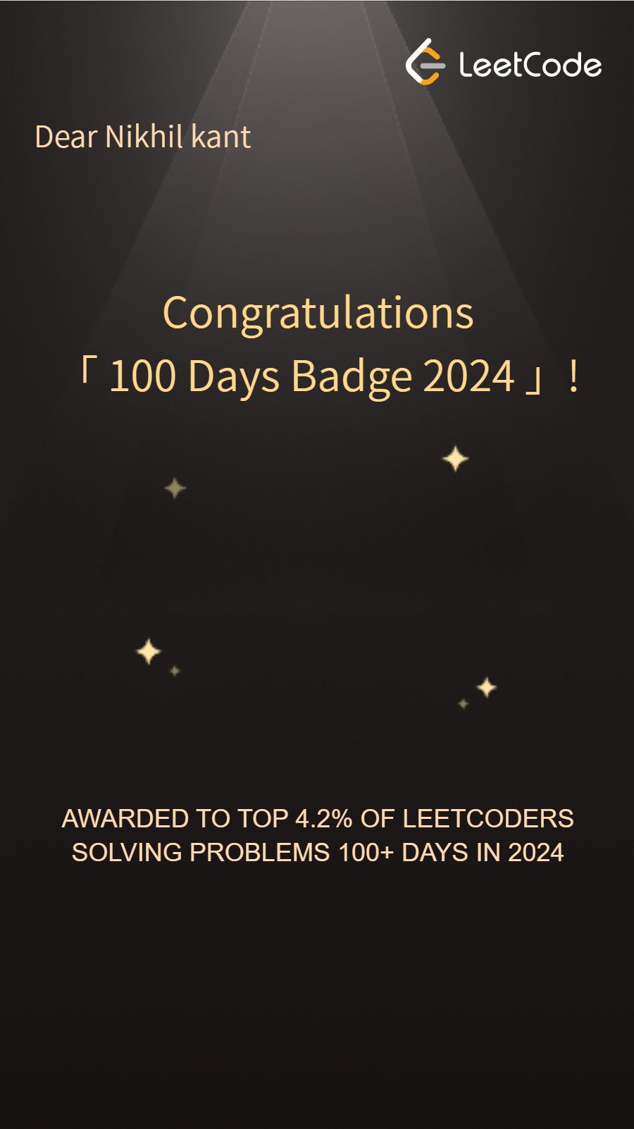Nikhil kant on LinkedIn: #100daysofcoding #leetcode #codingjourney # ... Nikhil kant on LinkedIn: #100daysofcoding #leetcode #codingjourney # ...