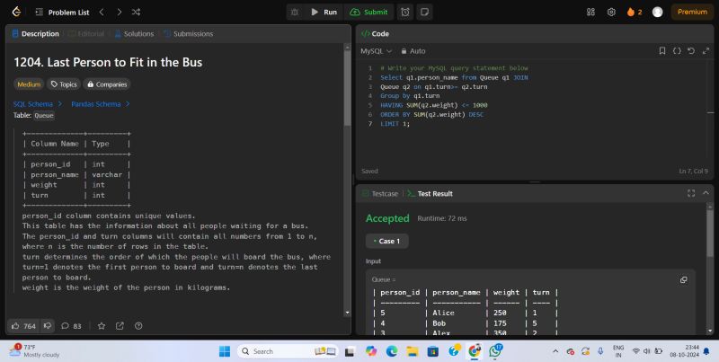Amey Salunkhe on LinkedIn: #leetcode #sql #bst #day11 ... Amey Salunkhe on LinkedIn: #leetcode #sql #bst #day11 ...