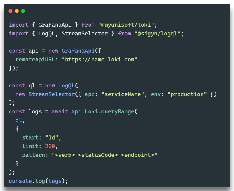 Thomas G. on LinkedIn: #node #nodejs #loki #grafana #monitoring #api # ... Thomas G. on LinkedIn: #node #nodejs #loki #grafana #monitoring #api # ...