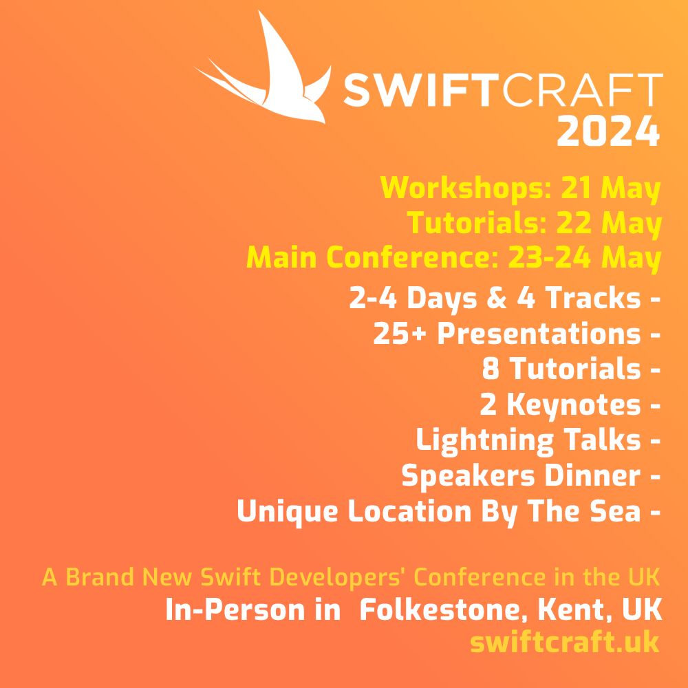 Swift Craft on LinkedIn: #swiftcraft #ios #swiftlang Swift Craft on LinkedIn: #swiftcraft #ios #swiftlang