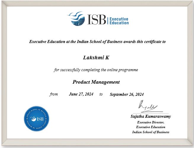 Lakshmi Karthik PMP®, PRINCE2®, CSM®, ITIL on LinkedIn: # ... Lakshmi Karthik PMP®, PRINCE2®, CSM®, ITIL on LinkedIn: # ...