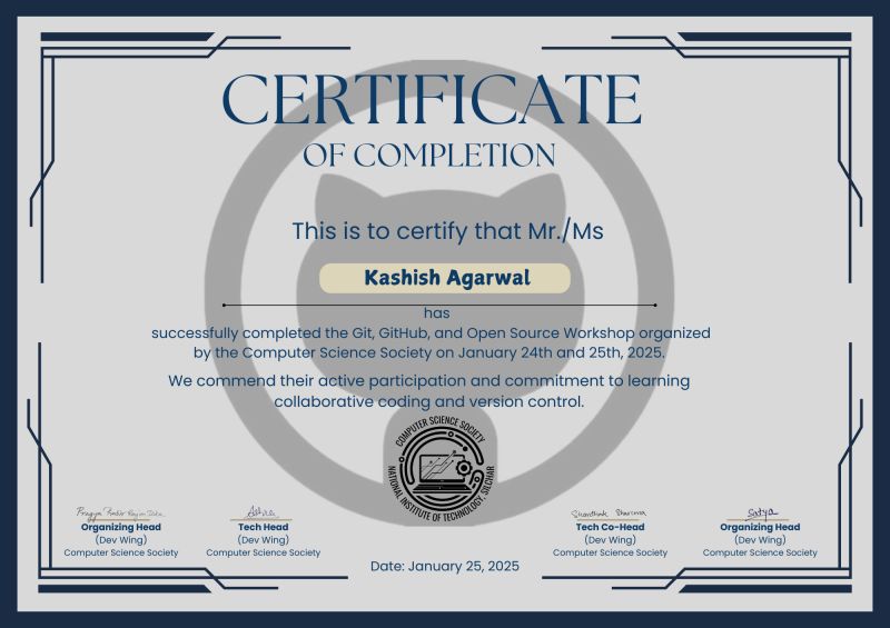 Kashish Agrawal on LinkedIn: #git #github #opensource #cssnits # ... Kashish Agrawal on LinkedIn: #git #github #opensource #cssnits # ...