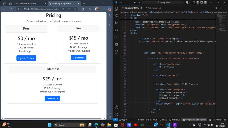 # Pricing cards made with CSS Bootstrap.. | Tarun Gajjalwar # Pricing cards made with CSS Bootstrap.. | Tarun Gajjalwar