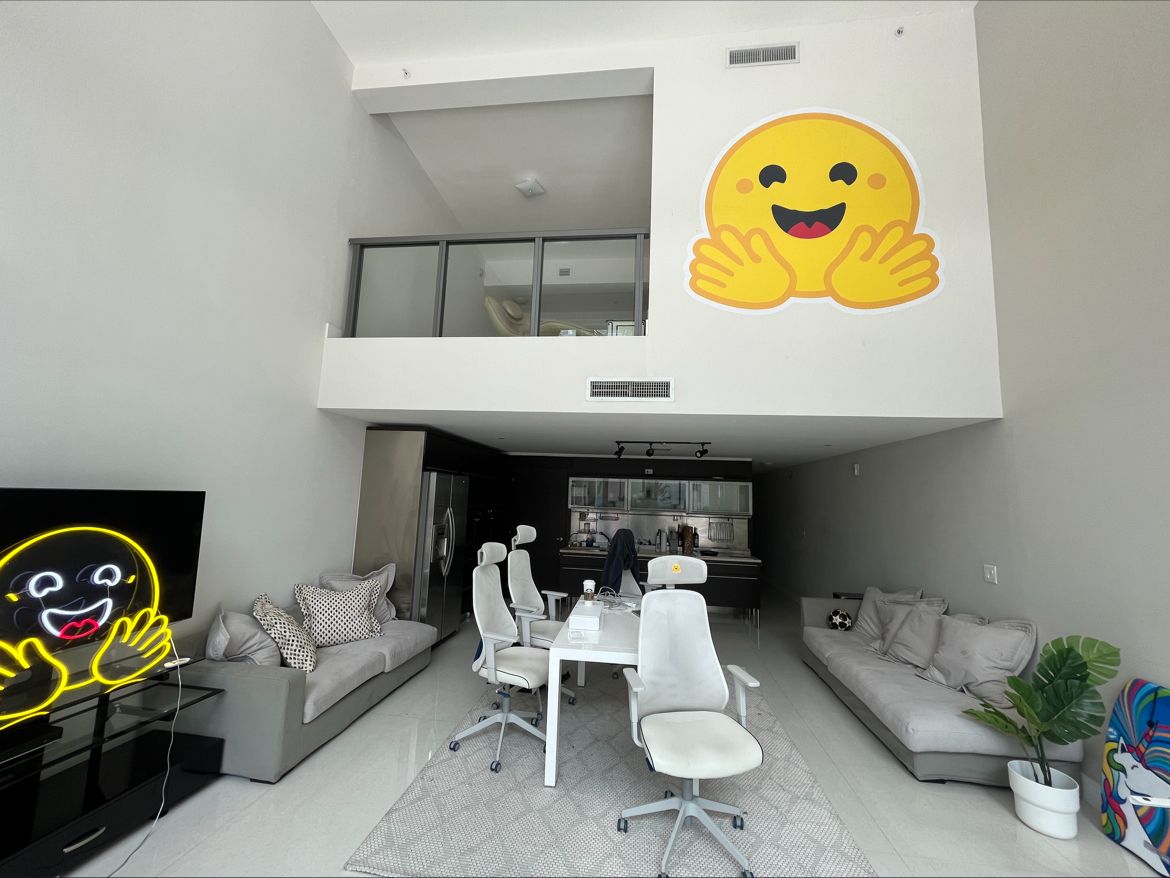 Clem Delangue 🤗 on LinkedIn: New Hugging Face wall art at the Miami HQ ... Clem Delangue 🤗 on LinkedIn: New Hugging Face wall art at the Miami HQ ...