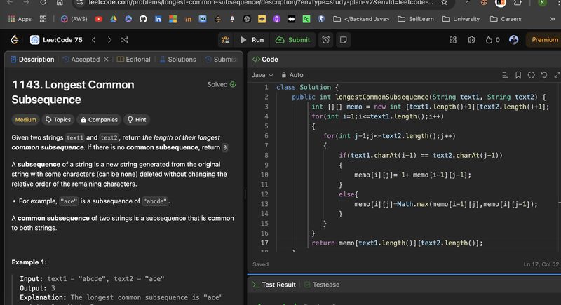 Karim Merhi on LinkedIn: #dynamicprogramming #memoization #arrays # ... Karim Merhi on LinkedIn: #dynamicprogramming #memoization #arrays # ...