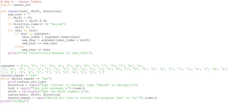 Learned about Caesar Cipher encoder/decoder | Brandon Rawson posted on ... Learned about Caesar Cipher encoder/decoder | Brandon Rawson posted on ...