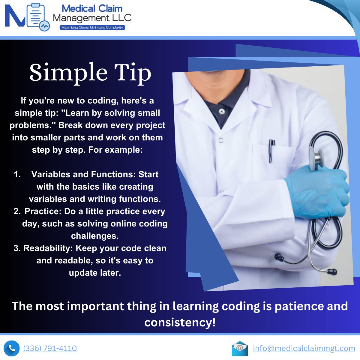 Medical Claim Management, LLC on LinkedIn: #codingtips #learncoding # ... Medical Claim Management, LLC on LinkedIn: #codingtips #learncoding # ...