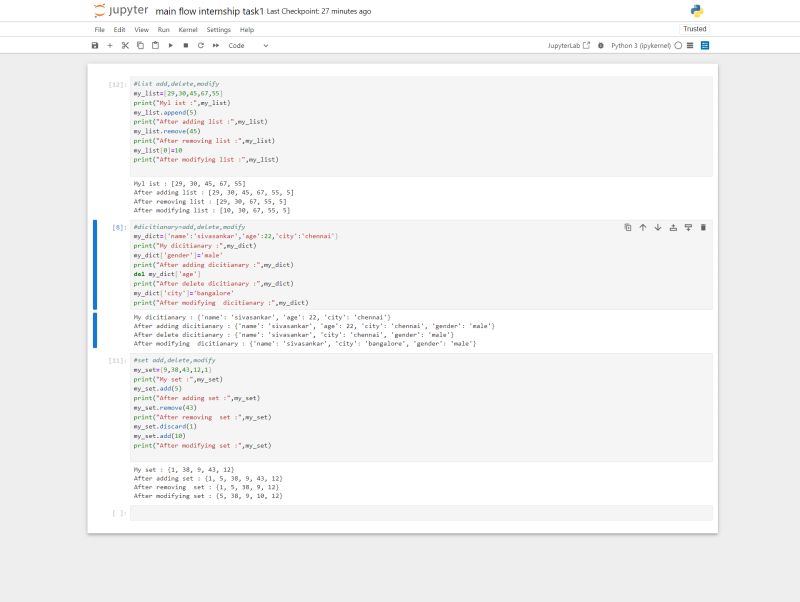 Sivasankar k on LinkedIn: #mainflow #task1 #python Sivasankar k on LinkedIn: #mainflow #task1 #python