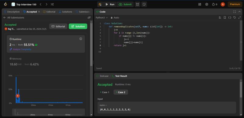Raj Aryan Tiwari on LinkedIn: #day #leetcode #codingjourney # ... Raj Aryan Tiwari on LinkedIn: #day #leetcode #codingjourney # ...