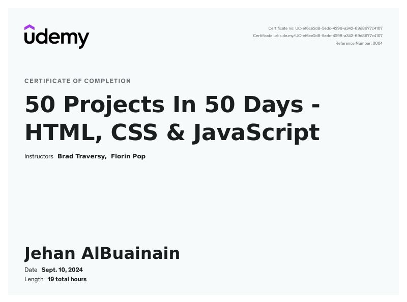 Jehan AlBuainain on LinkedIn: #udemy #udemy #html #css #javascript # ... Jehan AlBuainain on LinkedIn: #udemy #udemy #html #css #javascript # ...