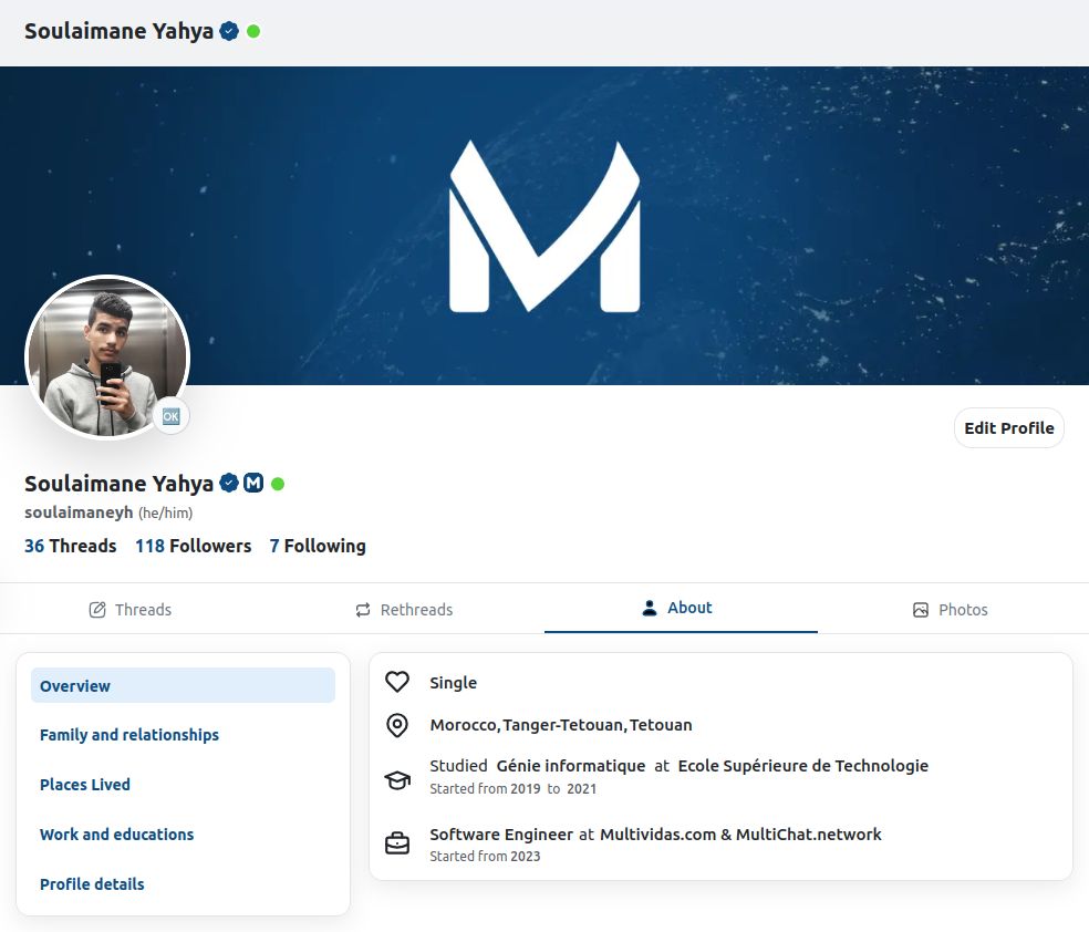Soulaimane Yahya on LinkedIn: You can follow me on multividas @soulaimaneyh Soulaimane Yahya on LinkedIn: You can follow me on multividas @soulaimaneyh