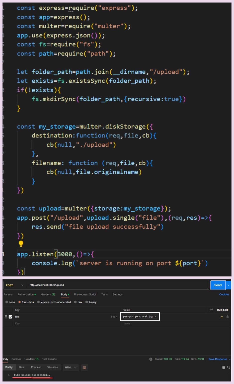 #nodejs #express #multer #backenddevelopment #fileupload # ... #nodejs #express #multer #backenddevelopment #fileupload # ...