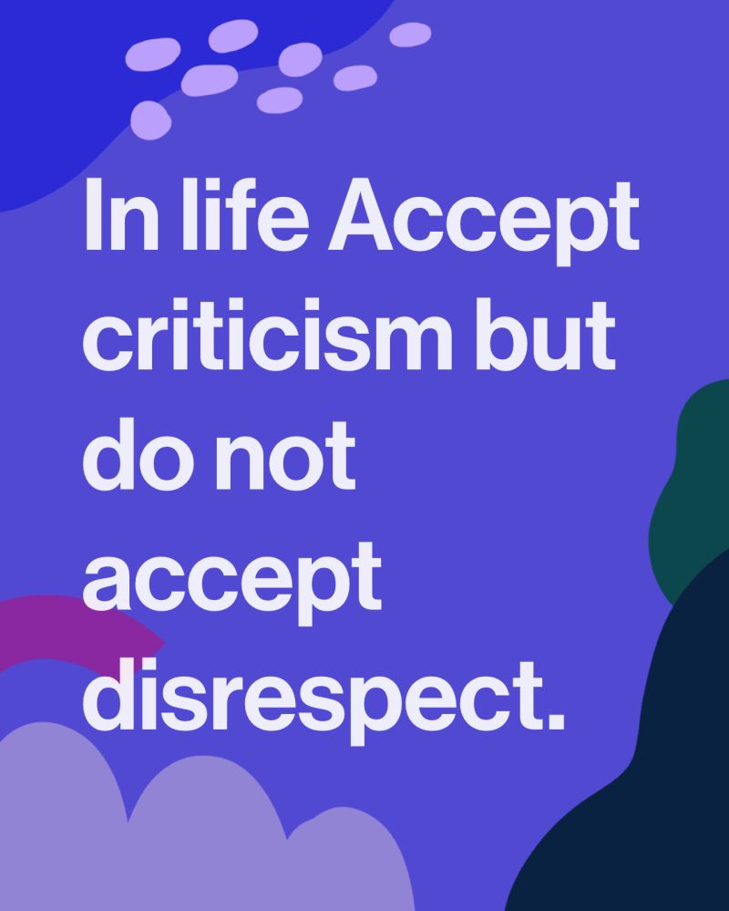 Edel Loice Kwoba A. on LinkedIn: Accept criticism but don’t accept ... Edel Loice Kwoba A. on LinkedIn: Accept criticism but don’t accept ...