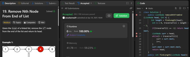 #100daysofcoding #leetcode #java #linkedlist #removenode ... #100daysofcoding #leetcode #java #linkedlist #removenode ...
