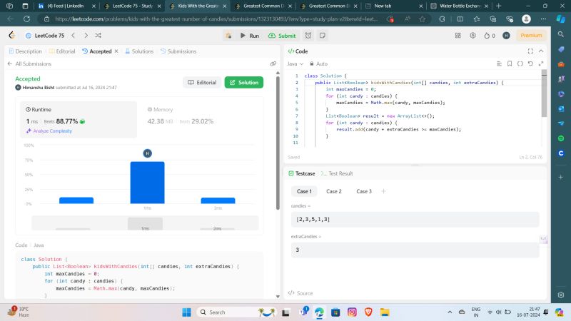 Day 10 of LeetCode DSA challenge: How to solve a problem | Himanshu ... Day 10 of LeetCode DSA challenge: How to solve a problem | Himanshu ...