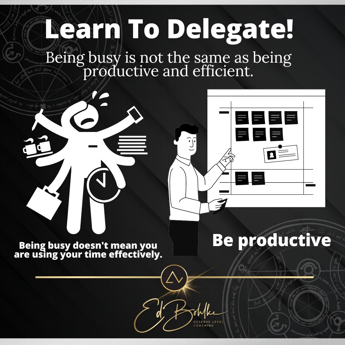 How to stop being busy and focus on your goals | Ed Bohlke posted on ... How to stop being busy and focus on your goals | Ed Bohlke posted on ...