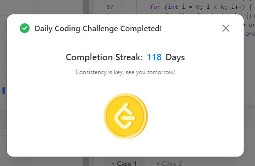 Day 118 of LeetCode Daily Coding Challenge | Jit Dhank posted on the ... Day 118 of LeetCode Daily Coding Challenge | Jit Dhank posted on the ...