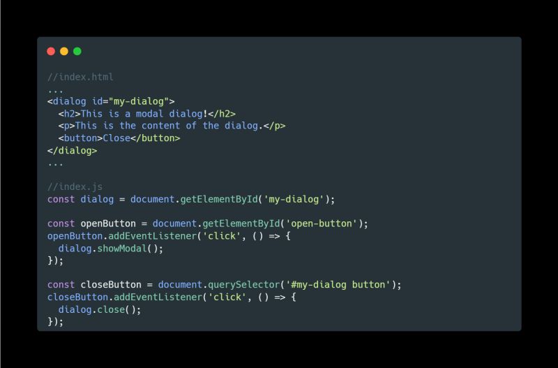 Serhii Shyshkin on LinkedIn: : the new way to create popups & modals in ... Serhii Shyshkin on LinkedIn: : the new way to create popups & modals in ...