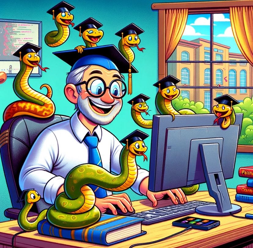 Why do Python programmers prefer snakes over school? Because snakes ... Why do Python programmers prefer snakes over school? Because snakes ...
