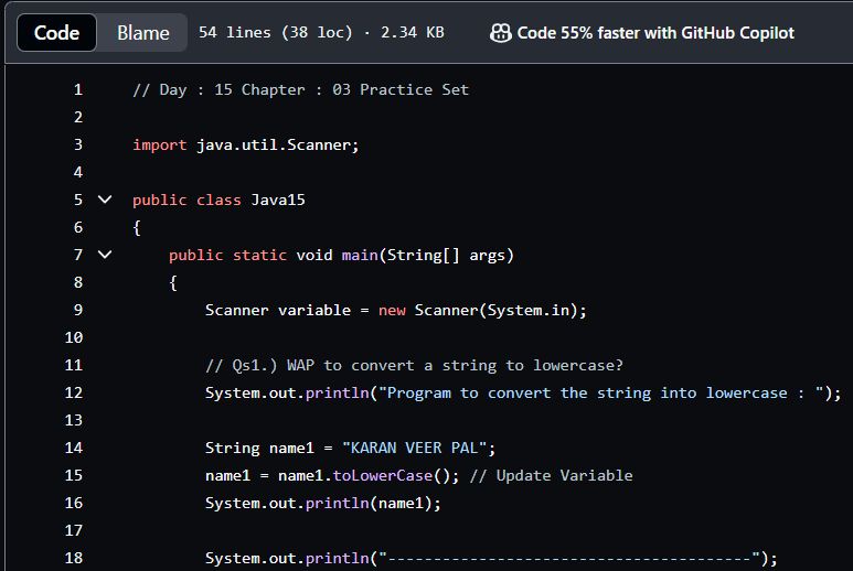 Karan Veer Pal on LinkedIn: #day15 #java #javaprogramming #javajourney ... Karan Veer Pal on LinkedIn: #day15 #java #javaprogramming #javajourney ...