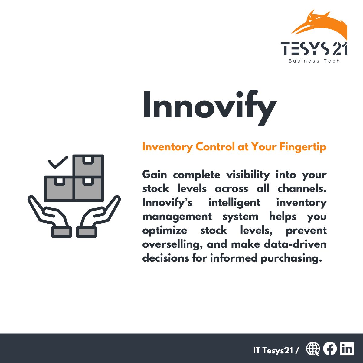Tesys 21 on LinkedIn: #innovify Tesys 21 on LinkedIn: #innovify