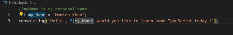 Momina K on LinkedIn: #100daysofcoding #100daychallenge #learningtypescript Momina K on LinkedIn: #100daysofcoding #100daychallenge #learningtypescript