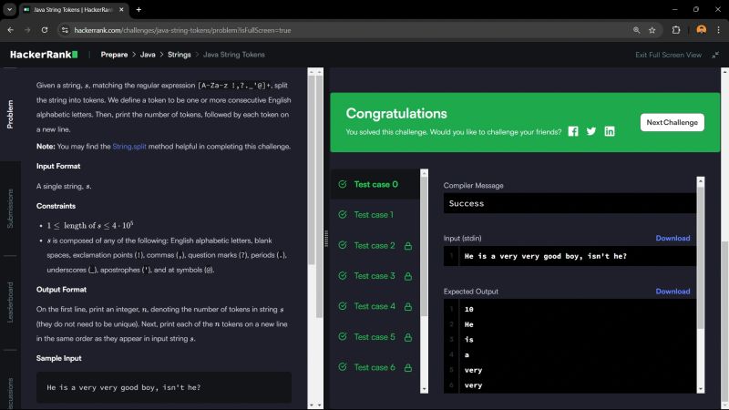 Nandha Kumar S on LinkedIn: #java #hackerrank #problemsolving ... Nandha Kumar S on LinkedIn: #java #hackerrank #problemsolving ...