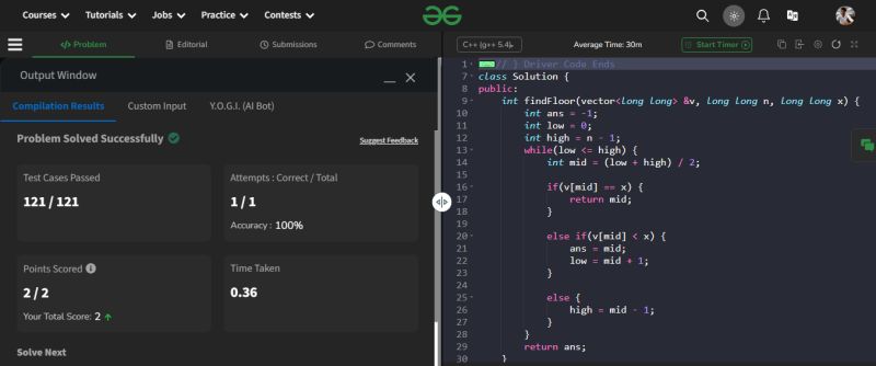 Ajitesh Vishwakarma on LinkedIn: #coding #dsa #binarysearch #cpp # ... Ajitesh Vishwakarma on LinkedIn: #coding #dsa #binarysearch #cpp # ...
