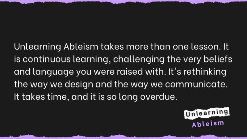 Unlearning Ableism on LinkedIn: Finnish the sentence… Unlearning ... Unlearning Ableism on LinkedIn: Finnish the sentence… Unlearning ...